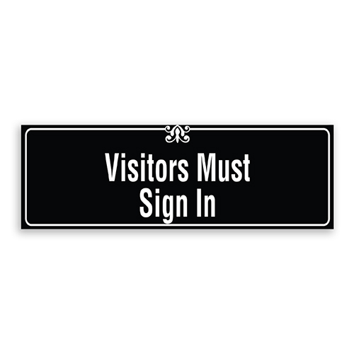 VISITORS MUST SIGN IN - American Sign Company