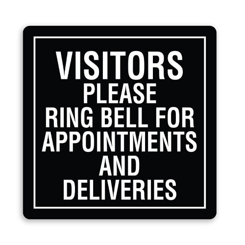 VISITORS PLEASE RING BELL FOR APPOINTMENTS - American Sign Company