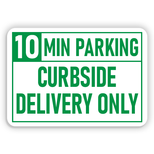 PARKING CURBSIDE DELIVERY ONLY - American Sign Company