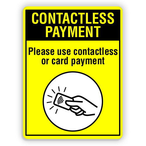 CONTACTLESS PAYMENT PLEASE USE CARD - American Sign Company
