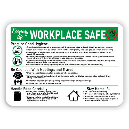 KEEPING THE WORKPLACE SAFE - American Sign Company