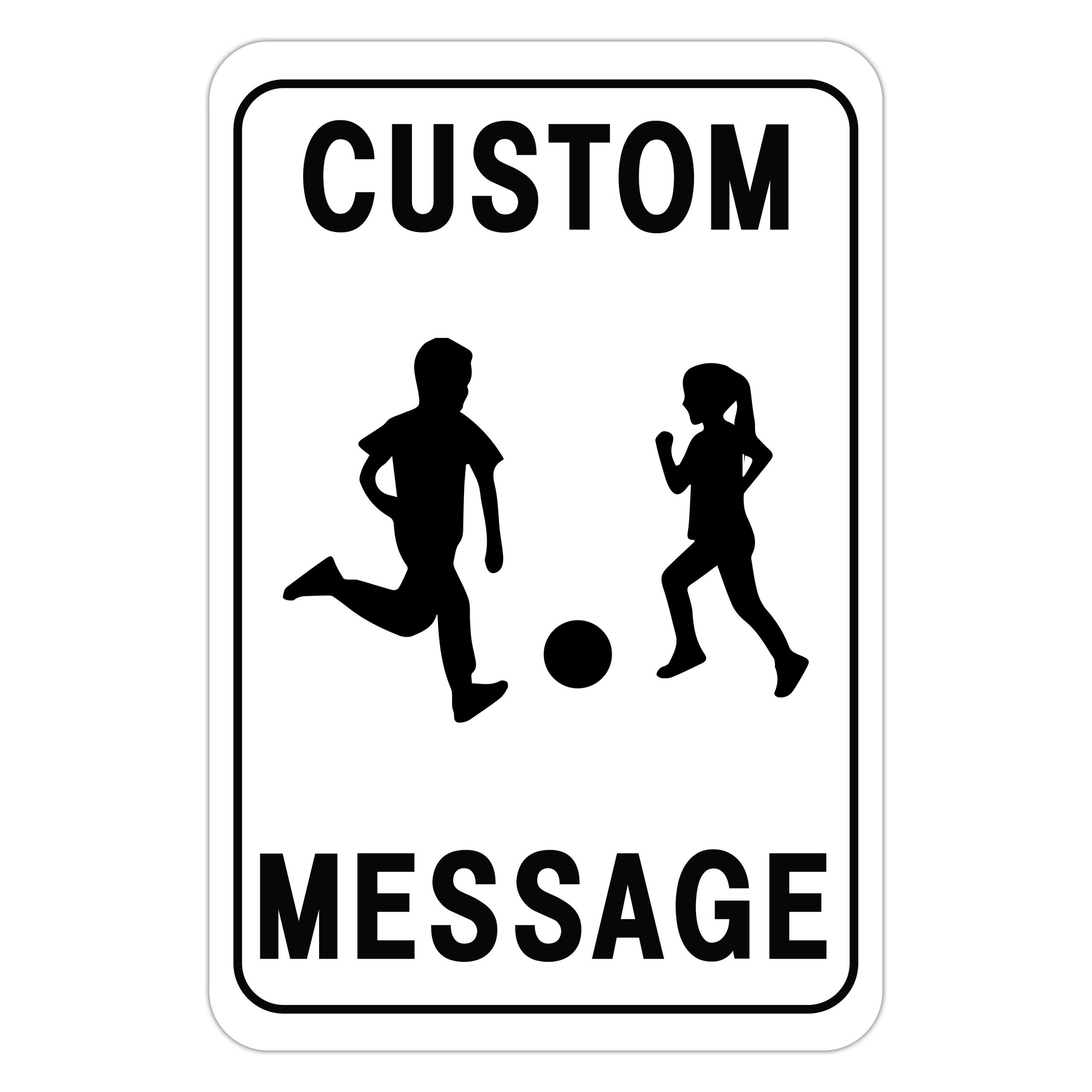 CHILDREN PLAYING CUSTOMIZE TEXT - American Sign Company