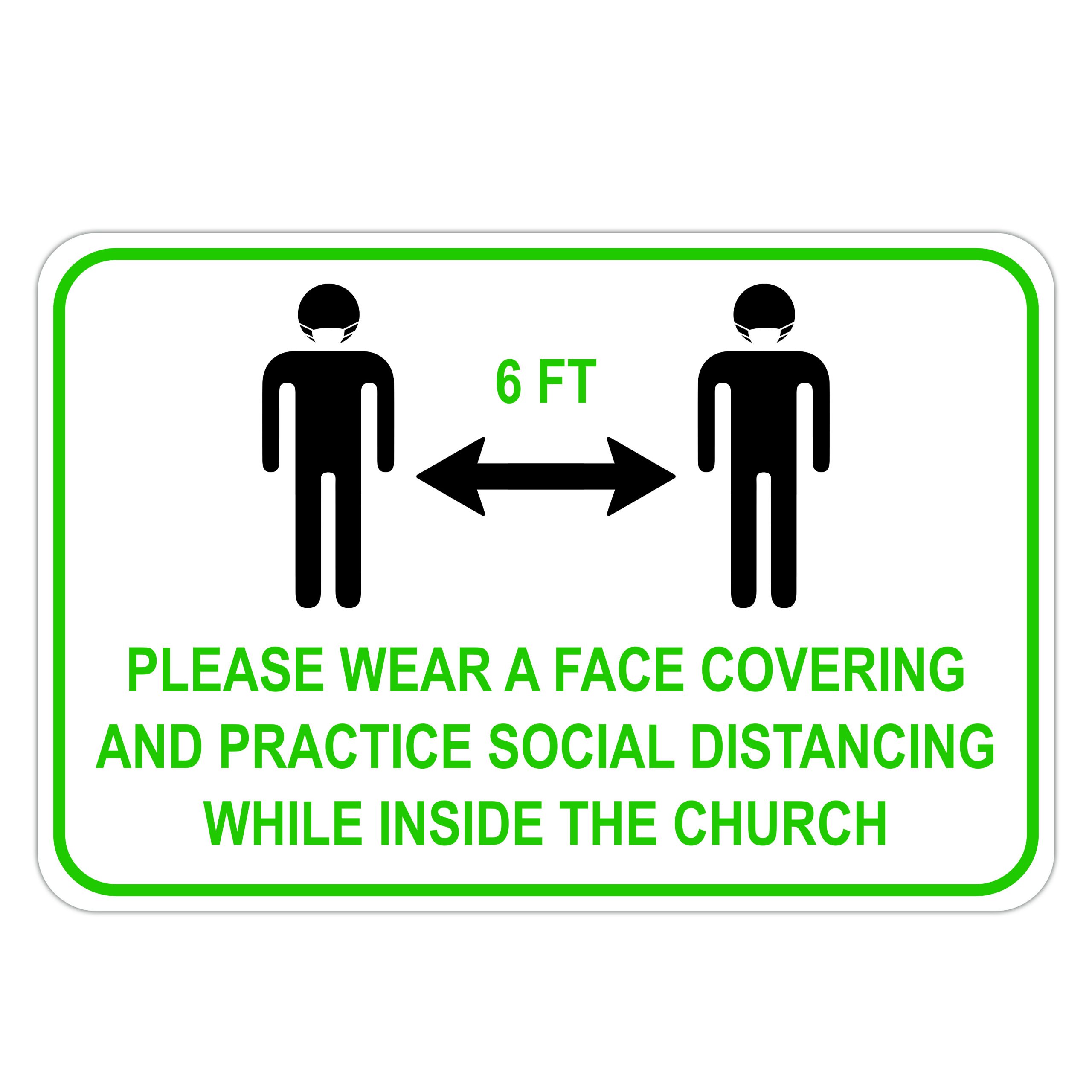 PLEASE WEAR A FACE COVERING - American Sign Company
