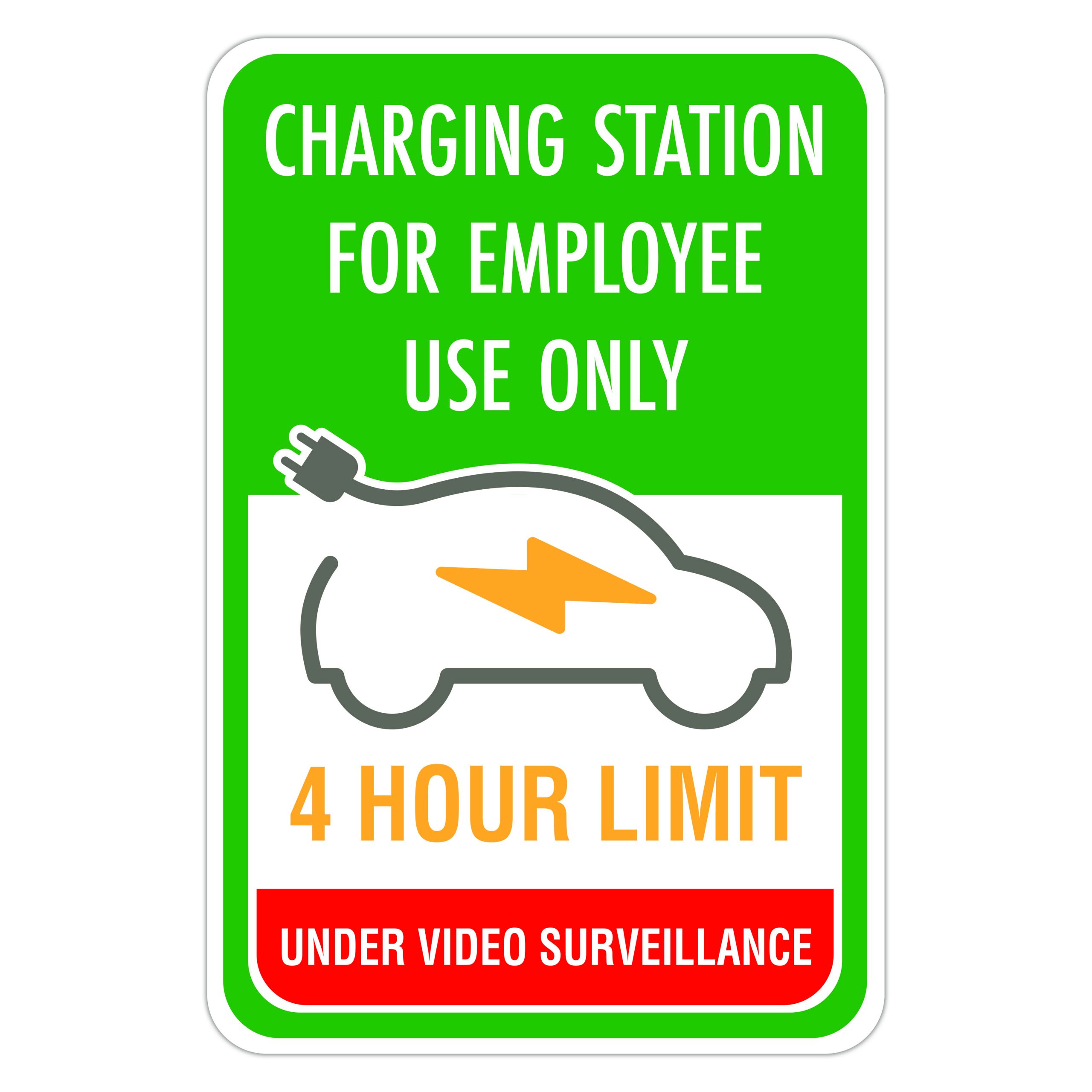 CHARING STATION FOR EMPLOYEE USE ONLY - American Sign Company