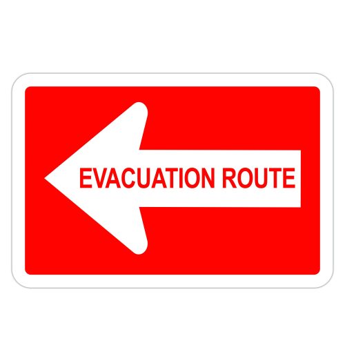 CUSTOM EVACUATION ROUTE DIRECTIONS - American Sign Company