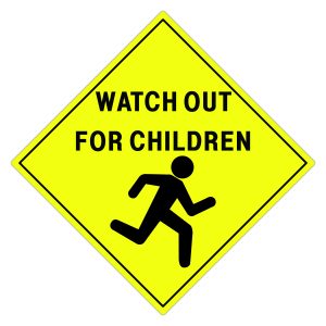 15 MPH SPEED LIMIT WATCH FOR CHILDREN - American Sign Company