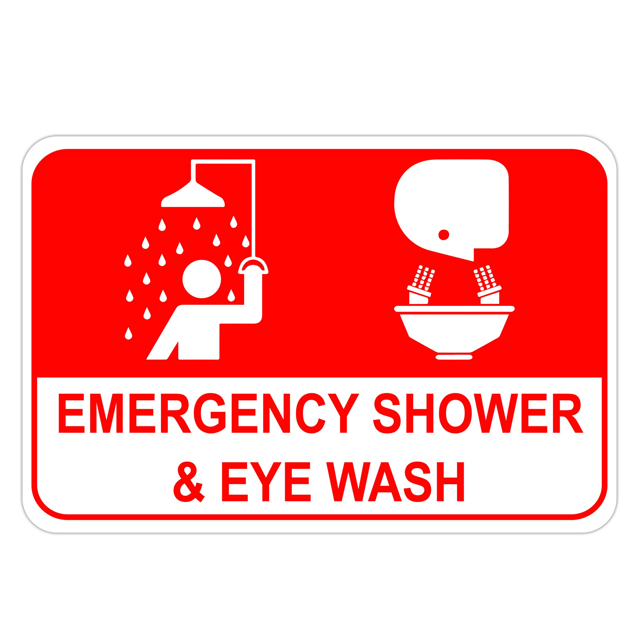 EMERGENCY EYE WASH SIGN - American Sign Company