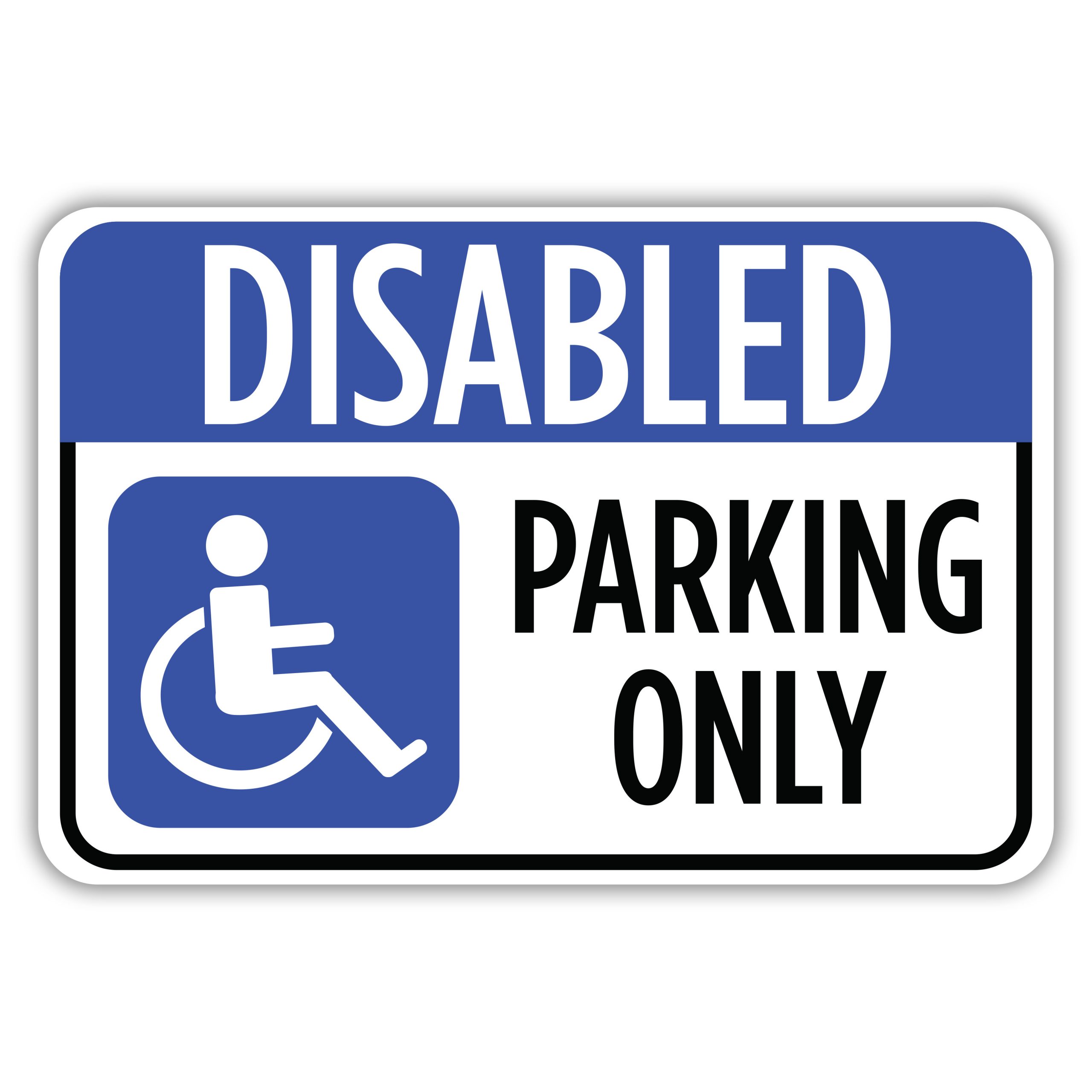 DISABLED PARKING ONLY - American Sign Company