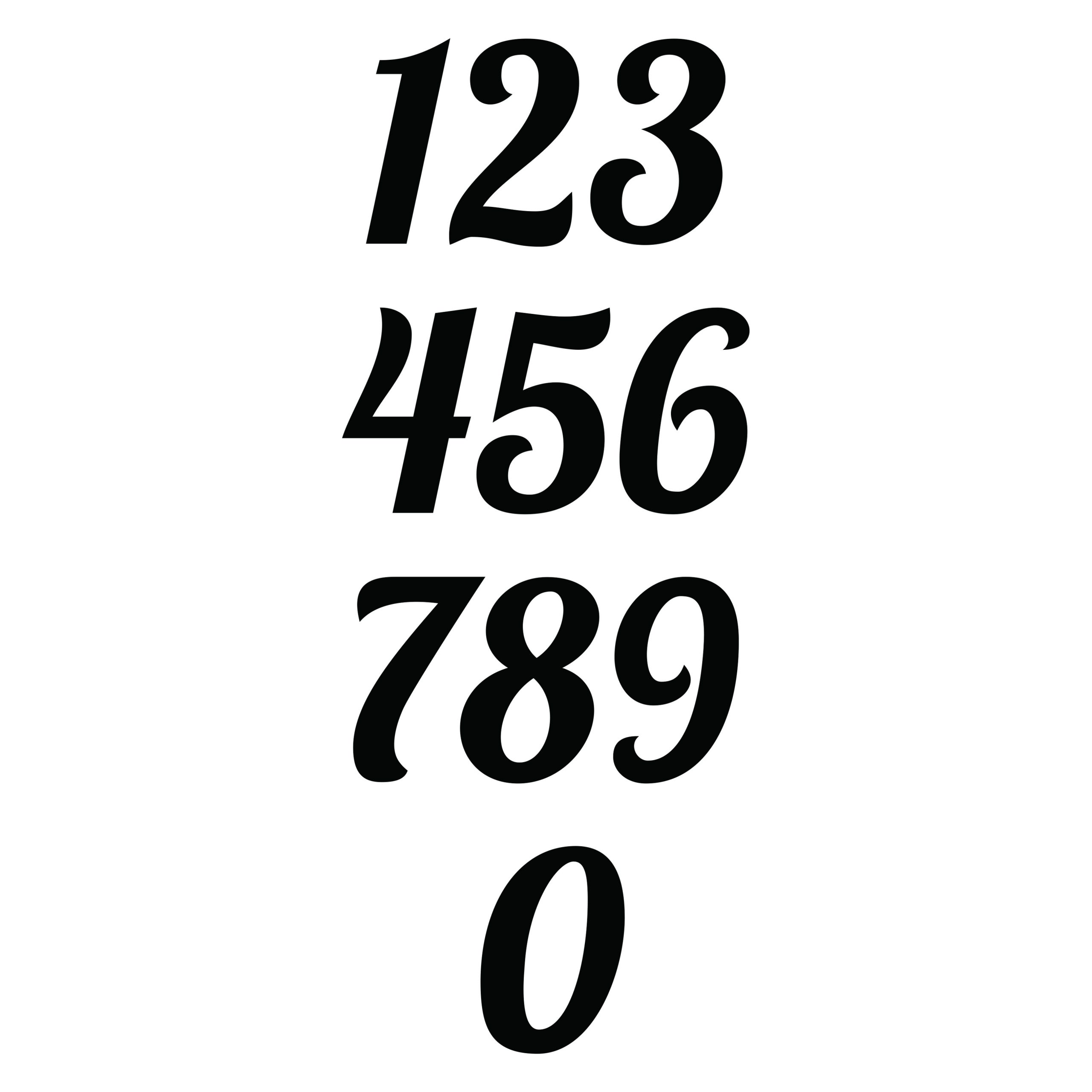 INDIVIDUAL NUMBER SIGN - American Sign Company