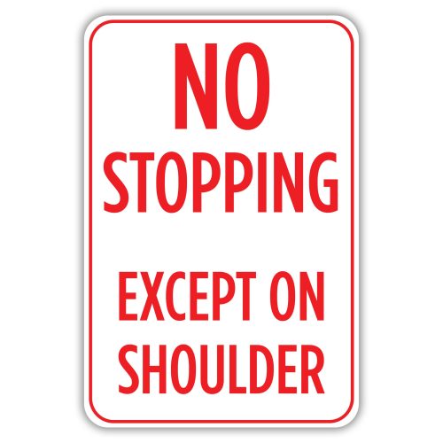 NO STOPPING - American Sign Company
