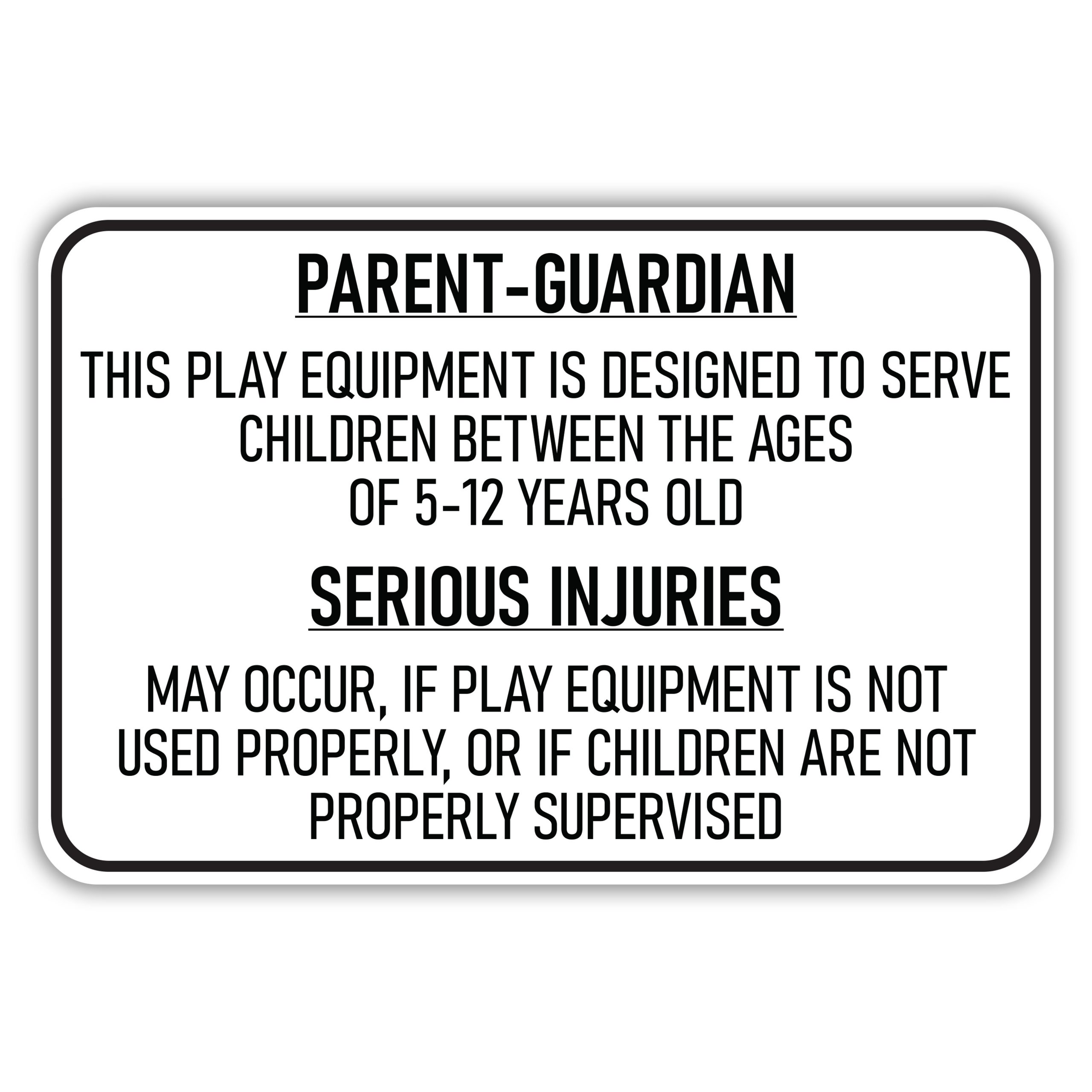 PLAY EQUIPMENT DESIGNED FOR CHILDREN - American Sign Company