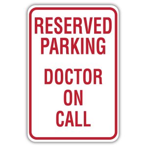 RESERVED PARKING - American Sign Company