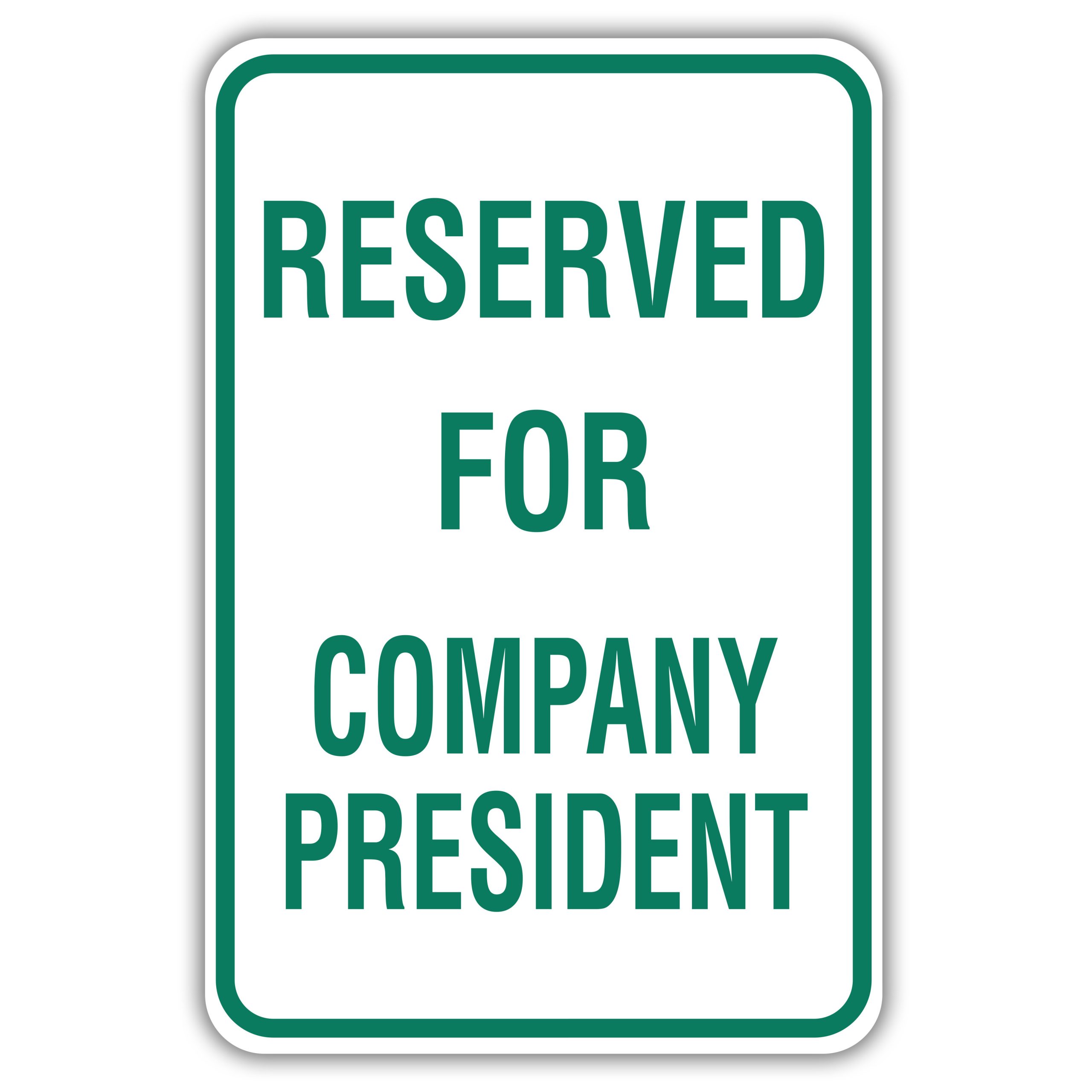 RESERVED FOR COMPANY PRESIDENT - American Sign Company