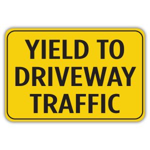 TURNING TRAFFIC MUST YIELD TO PEDESTRIANS - American Sign Company
