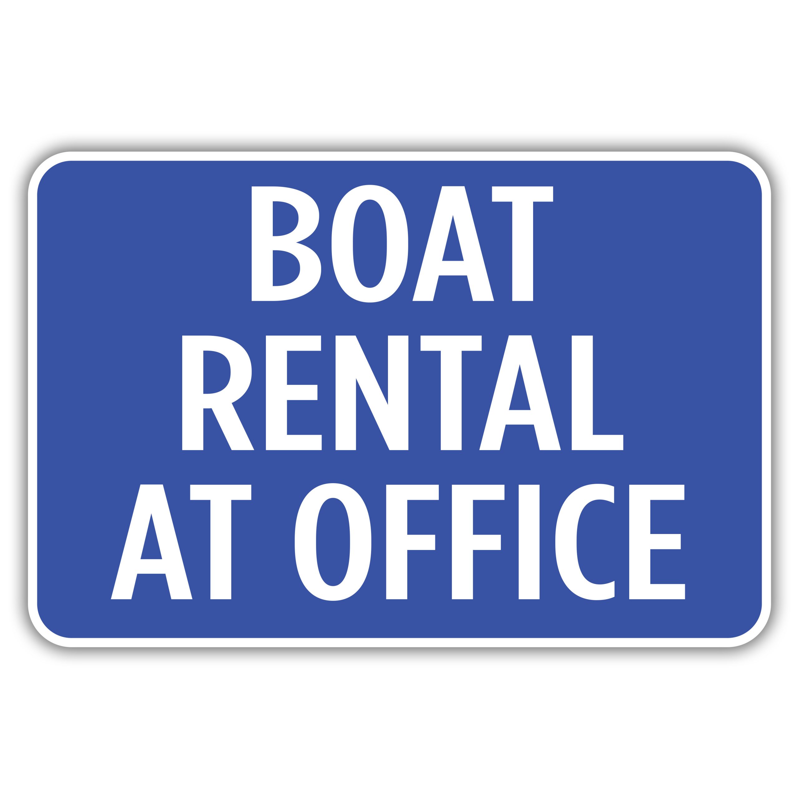 BOAT RENTAL AT OFFICE - American Sign Company
