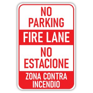 FIRE LANE DO NOT ENTER - American Sign Company