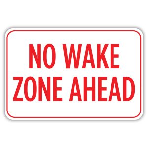 SLOW SPEED LIMIT 5 MPH NO WAKE - American Sign Company