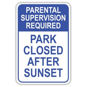 STOP PARK IS CLOSED - American Sign Company