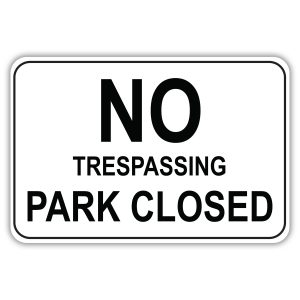STOP PARK IS CLOSED - American Sign Company