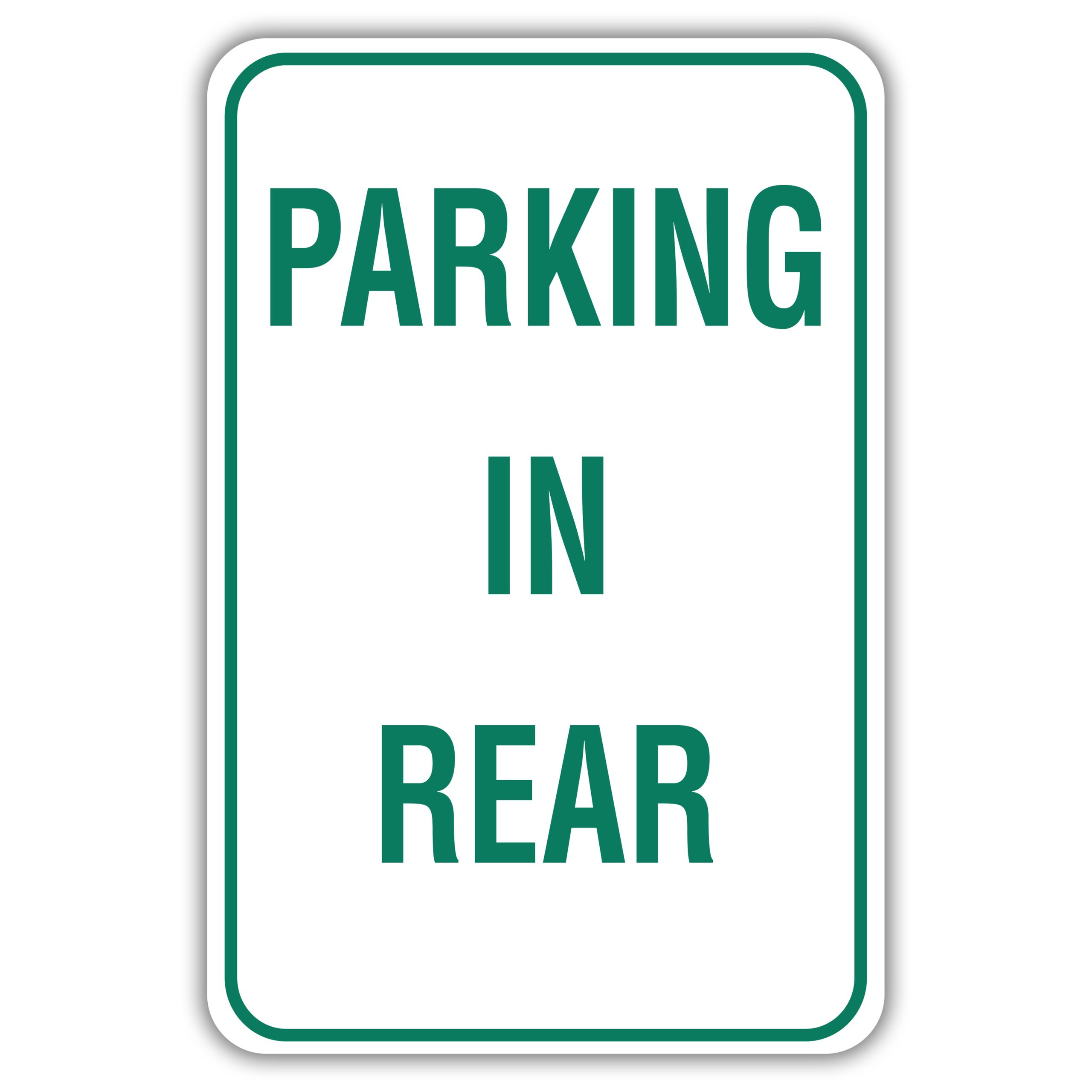 PARKING IN REAR - American Sign Company