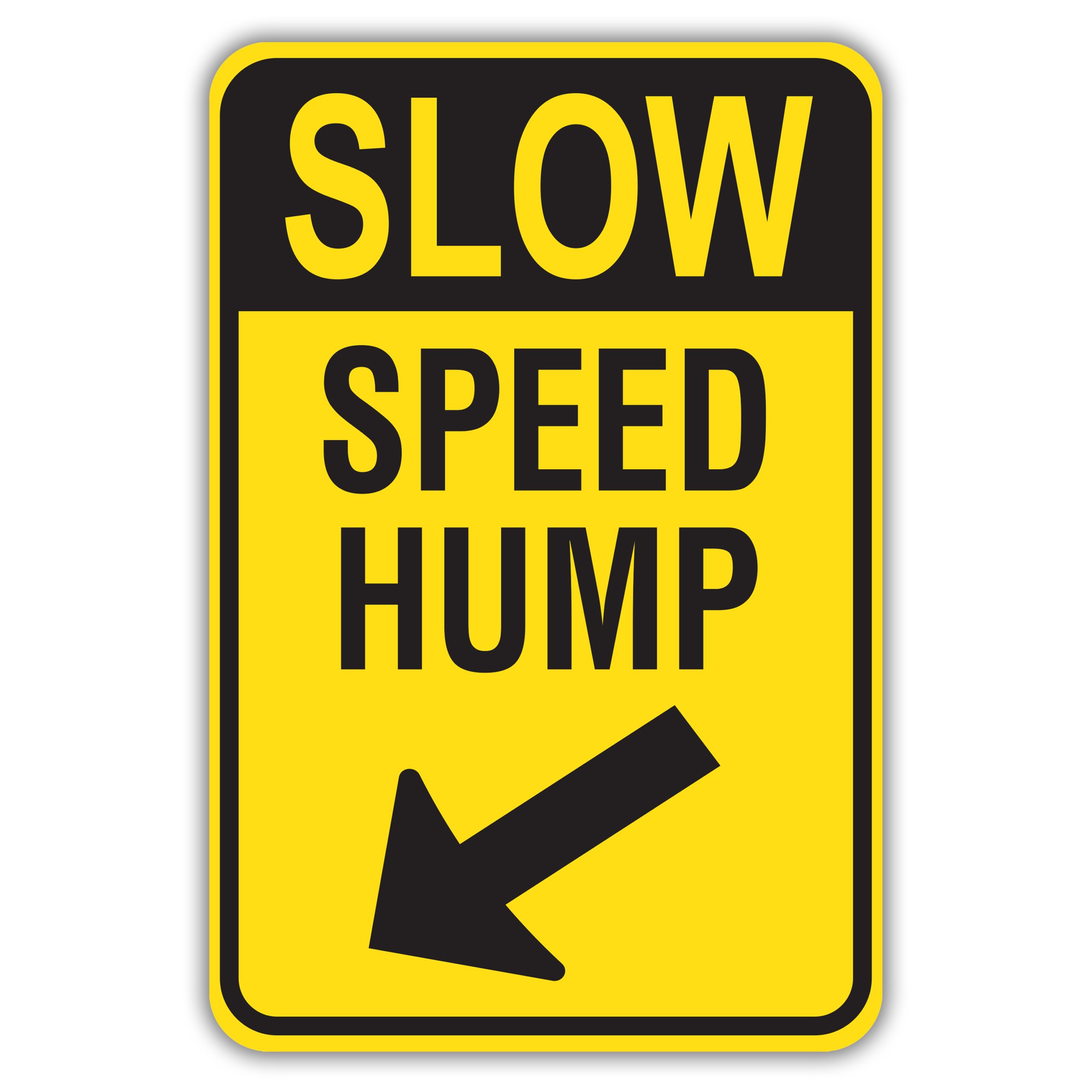 SLOW SPEED HUMP - American Sign Company