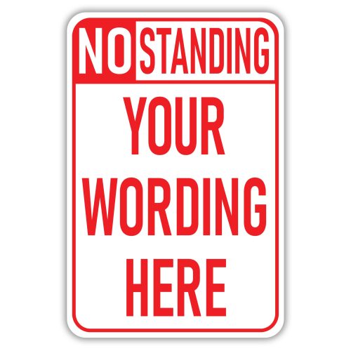 NO STOPPING STANDING PARKING - American Sign Company