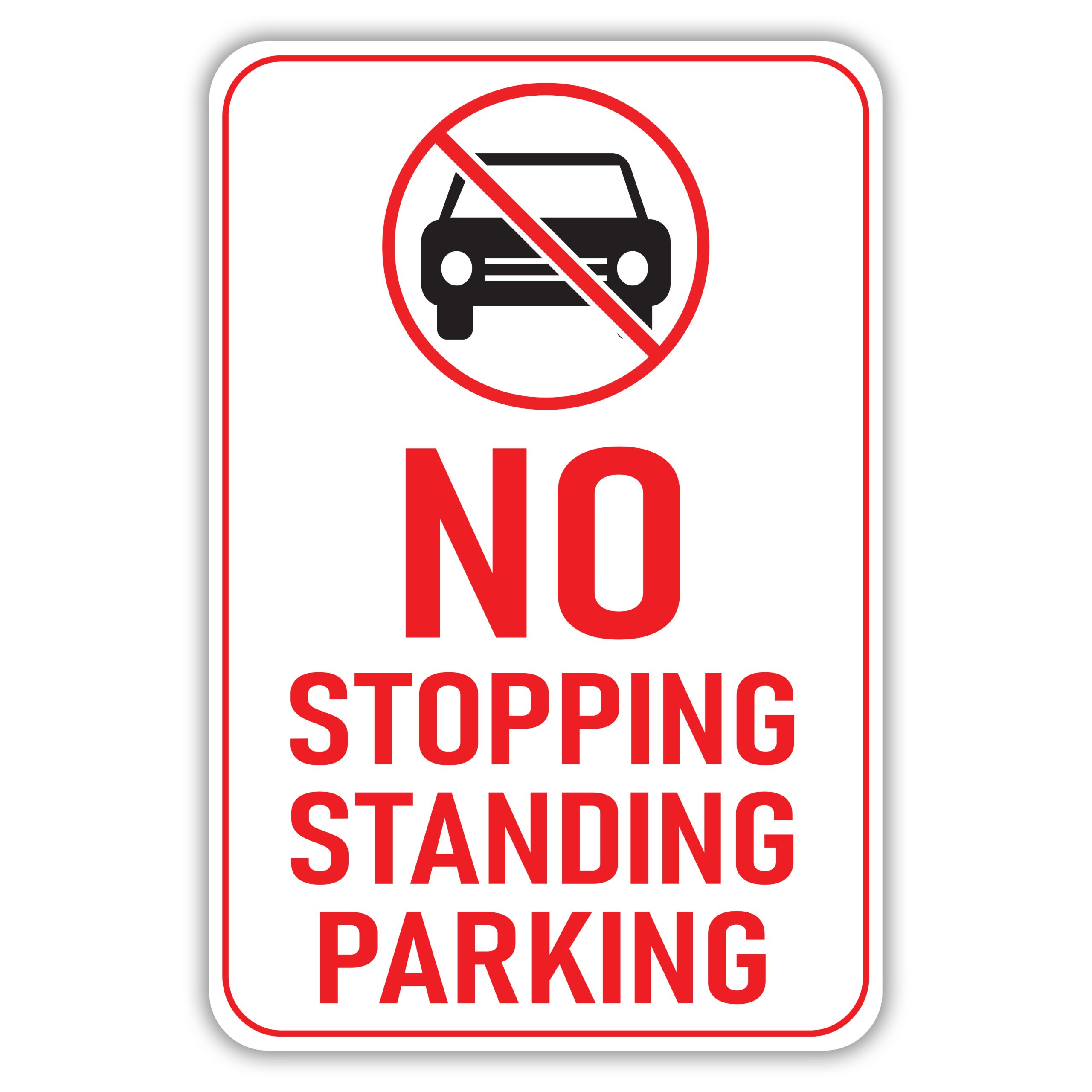 NO STOPPING STANDING PARKING - American Sign Company