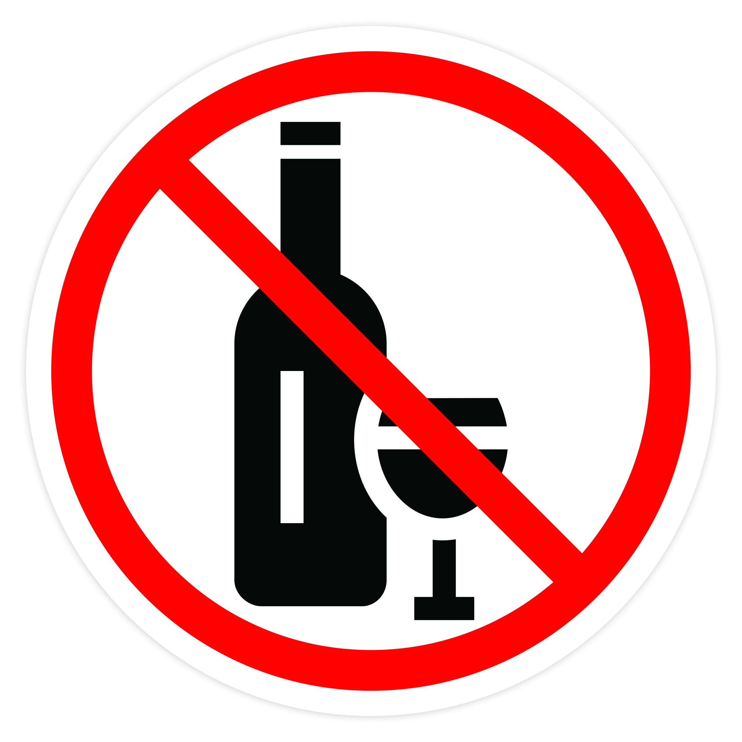 NO ALCOHOL - American Sign Company