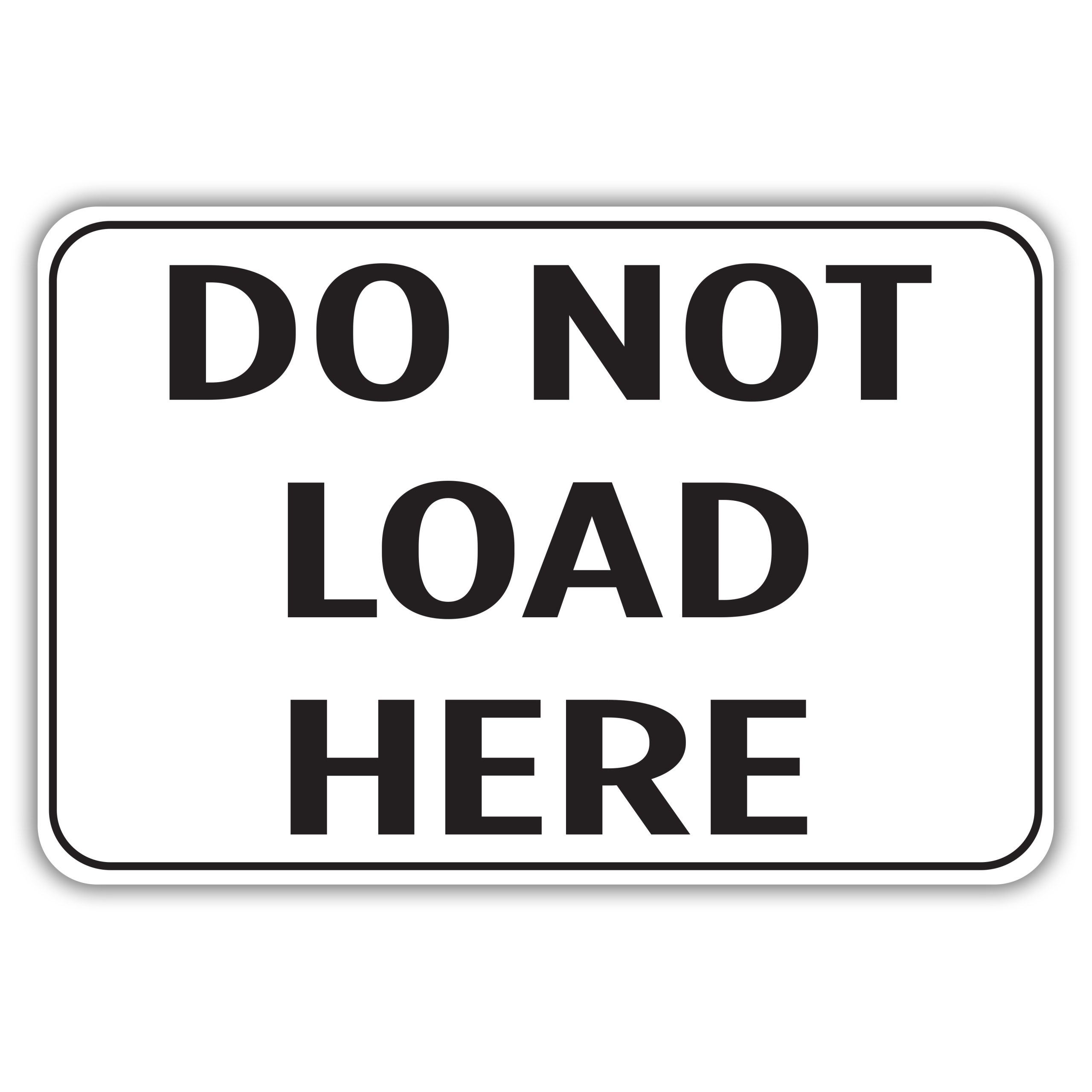 DO NOT LOAD HERE - American Sign Company