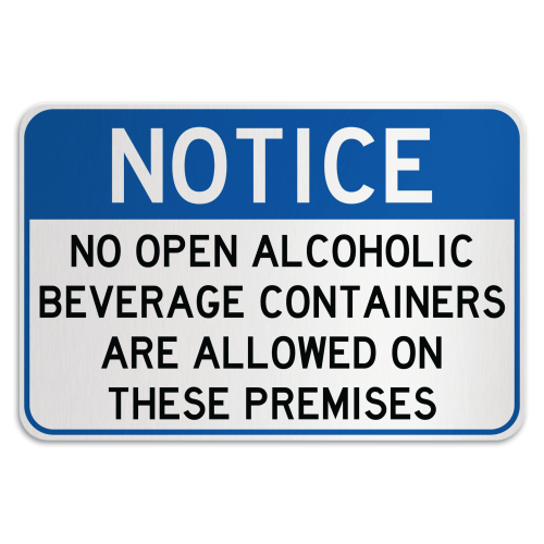 NO ALCOHOL BEYOND THIS POINT - American Sign Company